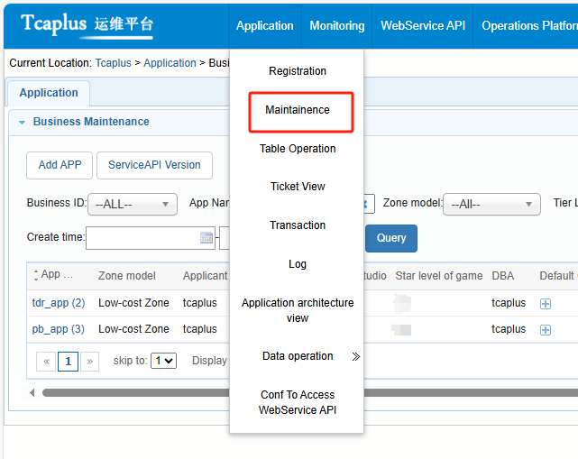 Batch Copy Game Zones Table Group · Tcaplusdb User Guide